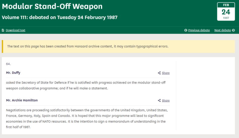 Brimstone Guided Missile - Think Defence