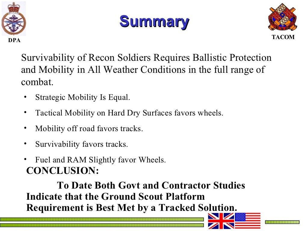 Tactical Reconnaissance Armoured Combat Equipment Requirement (TRACER ...